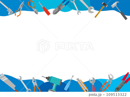 工具のフレームイラストのイラスト素材 [109513322] - PIXTA