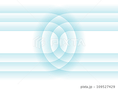 Blue linear pattern abstract geometric tech...のイラスト素材 [109527429] - PIXTA