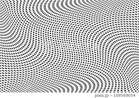 Abstract Dots Pattern and Black and White...のイラスト素材 [109569054] - PIXTA