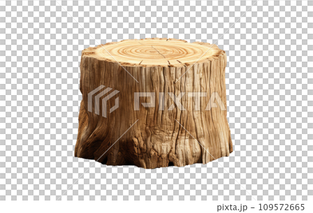 an old tree stump against white floor isolated - Stock Illustration ...