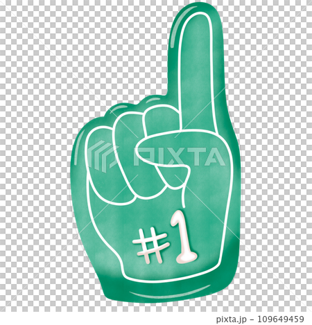 Hand draw foam hand on transparent backgroundのイラスト素材 [109649459] - PIXTA