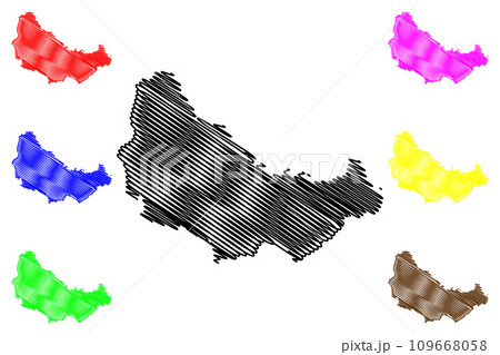 Doda district (Jammu and Kashmir union...のイラスト素材 [109668058] - PIXTA