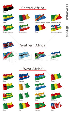 Flags Of West African Countries
