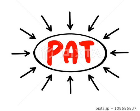 PAT Profit After Tax - amount that remains...のイラスト素材 [109686837] - PIXTA