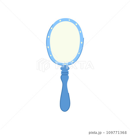 ornate hand mirror cartoon vector illustrationのイラスト素材 [109771368] - PIXTA
