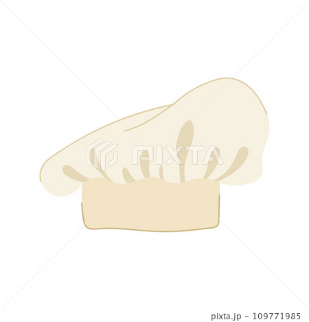 bakery chef hat cartoon vector illustrationのイラスト素材 [109771985] - PIXTA