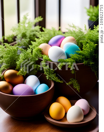 Egg Easter detail cozy focus quality.のイラスト素材 [109822755] - PIXTA