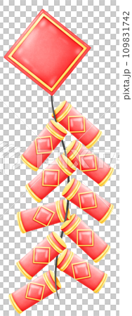 Set off firecrackers to celebrate.-插圖素材 [109831742] - PIXTA圖庫