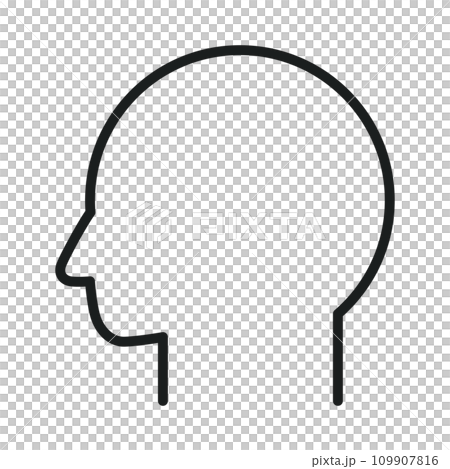 Head and face (human body parts series) - Stock Illustration [109907816 ...