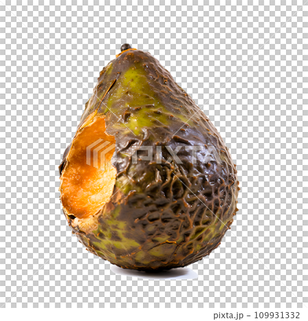 Decay of Nutritional Essence Rotten Avocado... - Stock Illustration ...