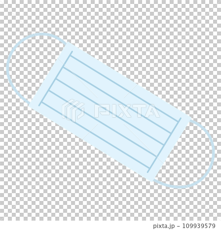 Illustration of non-woven mask color no line - Stock Illustration ...