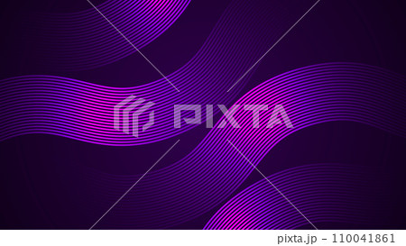Dark violet abstract background with serpentine...のイラスト素材 [110041861 ...