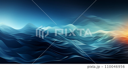 Abstract dark blue gradient grayscale for web...のイラスト素材 [110046956] - PIXTA