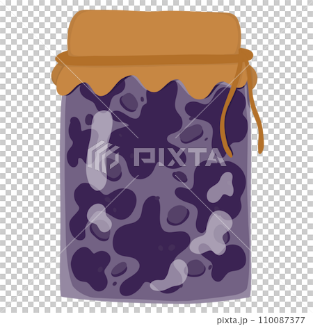 Blueberry jam drawingのイラスト素材 [110087377] - PIXTA