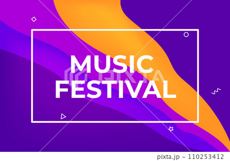 Abstract Poster music festival design backgroundのイラスト素材 [110253412] - PIXTA