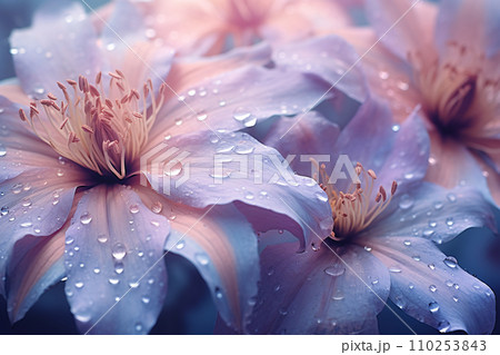 Intoxicating Beauty, Ethereal Floral Macro...のイラスト素材 [110253843] - PIXTA