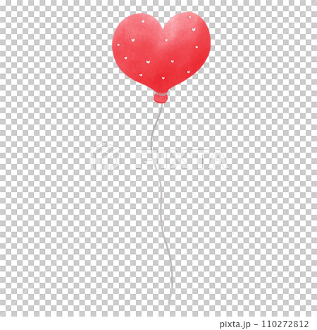 The baby is transparent with a red heart.のイラスト素材 [110272812] - PIXTA