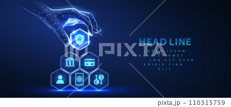 Complex banking secure system.のイラスト素材 [110315759] - PIXTA