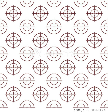 Crosshair vector concept outline seamless...のイラスト素材 [110360173] - PIXTA