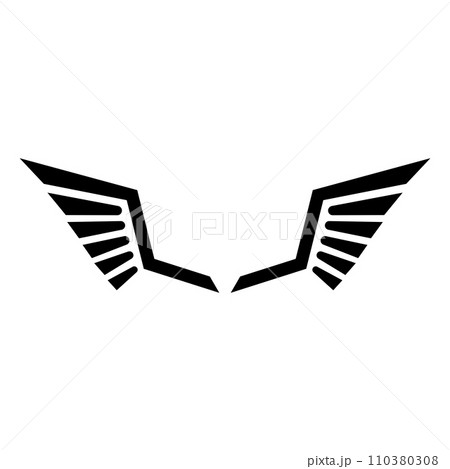 wing iconのイラスト素材 [110380308] - PIXTA
