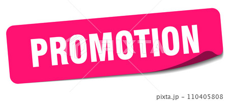 promotion sticker. promotion labelのイラスト素材 [110405808] - PIXTA