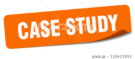 case study sticker. case study labelのイラスト素材 [110411955] - PIXTA