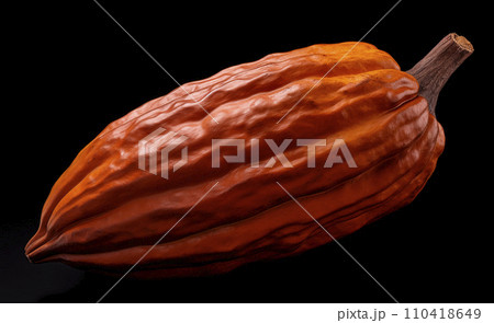 AI-generated content. Cocoa pod isolated on...のイラスト素材 [110418649] - PIXTA