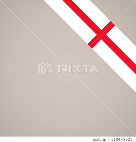 Corner ribbon flag of England, Milan, Genoa...のイラスト素材 [110445023] - PIXTA