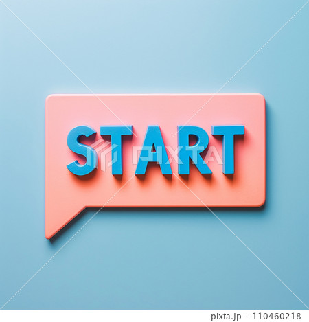 AI art text “START” background スタートの文字の背景のイラスト素材 [110460218] - PIXTA