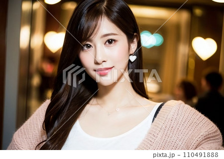 若い女性（AI生成画像）のイラスト素材 [110491888] - PIXTA