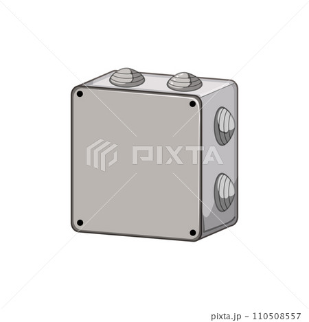 switch junction box cartoon vector illustrationのイラスト素材 [110508557] - PIXTA