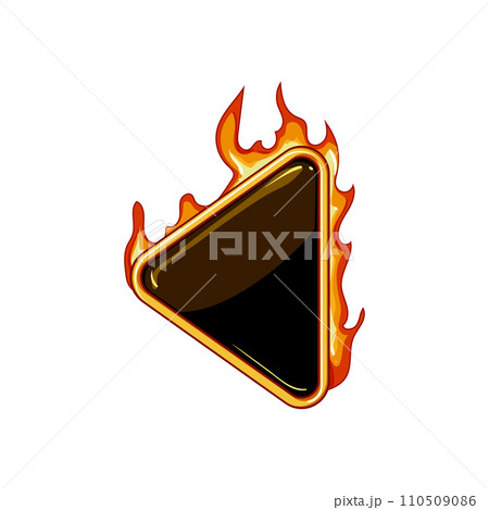 interface fire game button cartoon vector...のイラスト素材 [110509086] - PIXTA