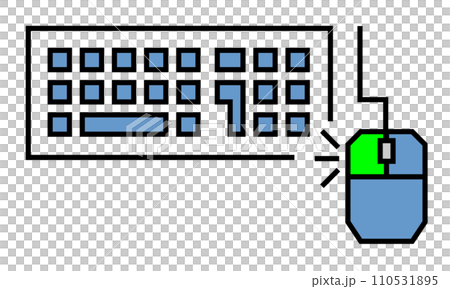 Illustration explaining how to use a mouse to... - Stock Illustration ...