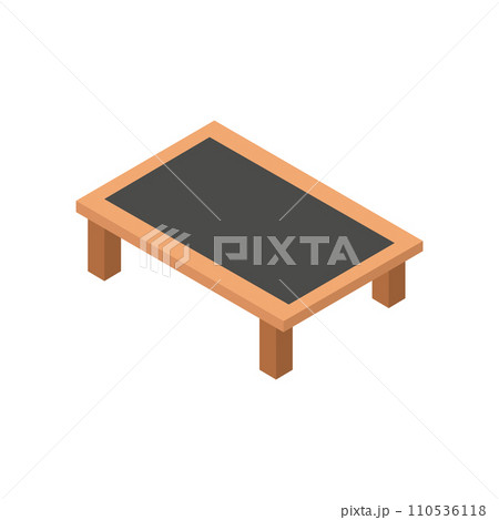 Isometric coffee tableのイラスト素材 [110536118] - PIXTA