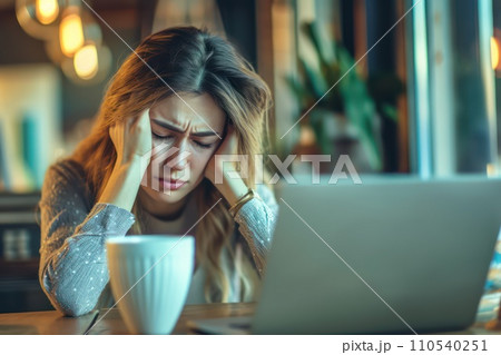 AI-generated content. Monday blues concept,...のイラスト素材 [110540251] - PIXTA