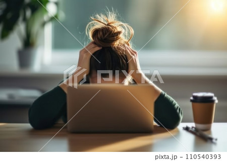 AI-generated content. Monday blues concept,...のイラスト素材 [110540393] - PIXTA