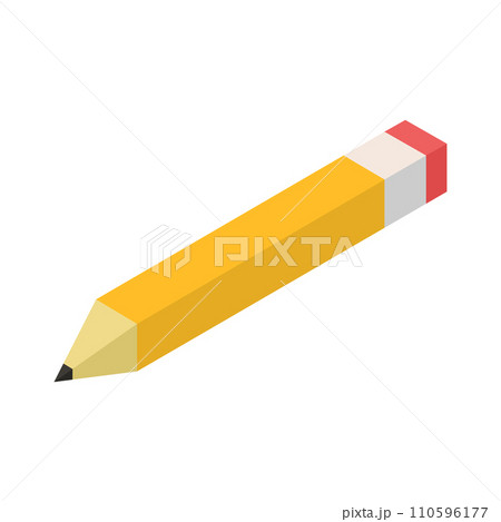 Isometric pencilのイラスト素材 [110596177] - PIXTA