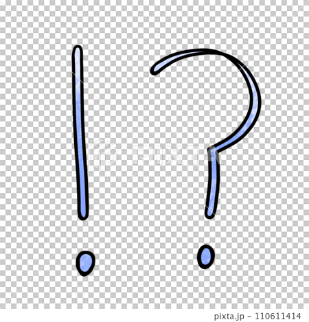 Loose simple surprise mark, fine print, single... - Stock Illustration ...