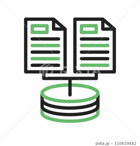 Data Files icon vector image.のイラスト素材 [110629882] - PIXTA