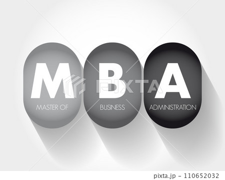 MBA Master of Business Administration -...のイラスト素材 [110652032] - PIXTA