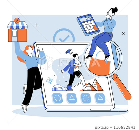 Business Association. Vector illustration....のイラスト素材 [110652943] - PIXTA