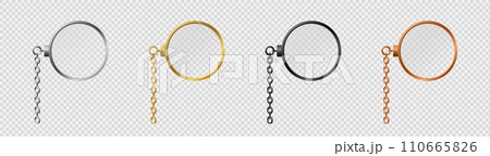 Vintage monocles on chain templateのイラスト素材 [110665826] - PIXTA