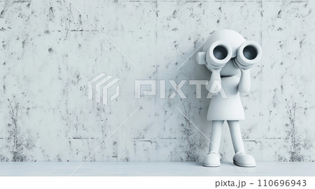 Visionary Perspective: Stick Figure with...のイラスト素材 [110696943] - PIXTA