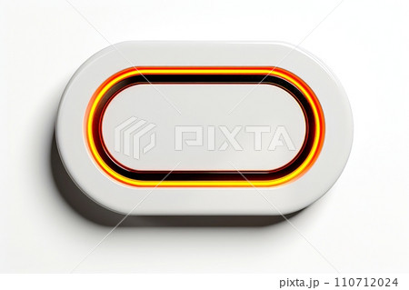 Abstract high tech button on white background,...のイラスト素材 [110712024 ...