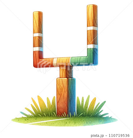 Cartoon Field Goal Post