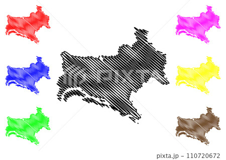 Katihar district (Bihar State, Purnia division,...のイラスト素材 [110720672 ...