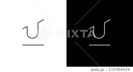 Simple and unique U logo designのイラスト素材 [110764429] - PIXTA