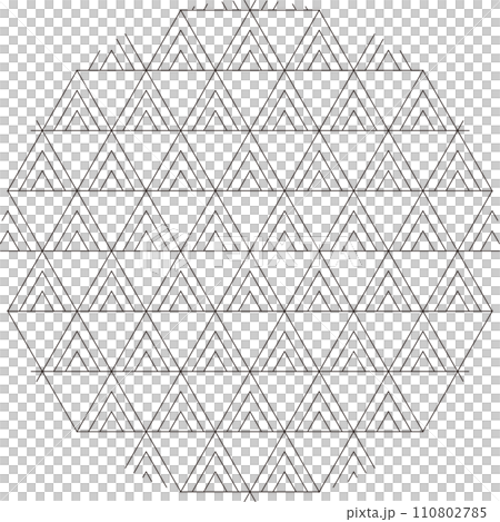 Scale pattern round shape no frame - Stock Illustration [110802785] - PIXTA