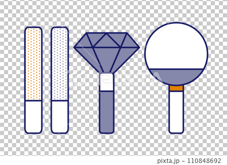 Penlight for idol support - Stock Illustration [110848692] - PIXTA