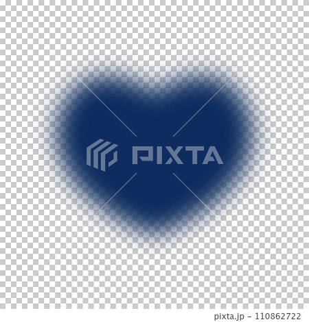 Deep Blue Heart Blur Aurora Deep Blue Heart...-插圖素材 [110862722] - PIXTA圖庫